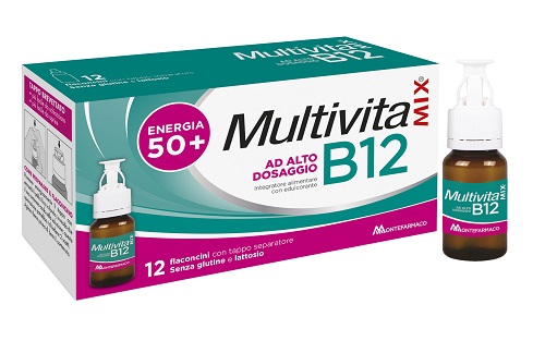 MULTIVITAMIX B12 12 FLACONCINI | maxifarmacia.it - Ecommerce Farmacia